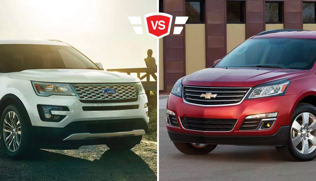 Chevrolet Traverse vs Ford Explorer: A Detroit SUV Showdown